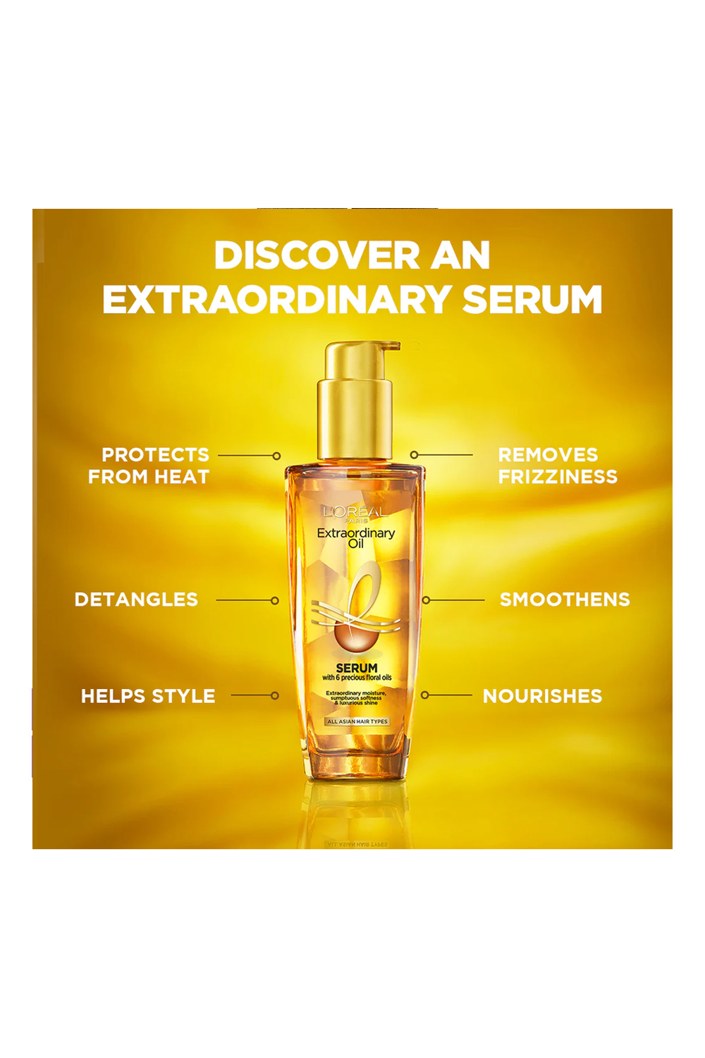 arcnord | L'Oreal Paris Extraordinary Hair Oil Serum, 100ml